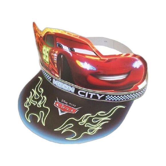 Cars | Party Supplies | Cars Neon Lightning Mcqueen Party Hats Pack Of ...